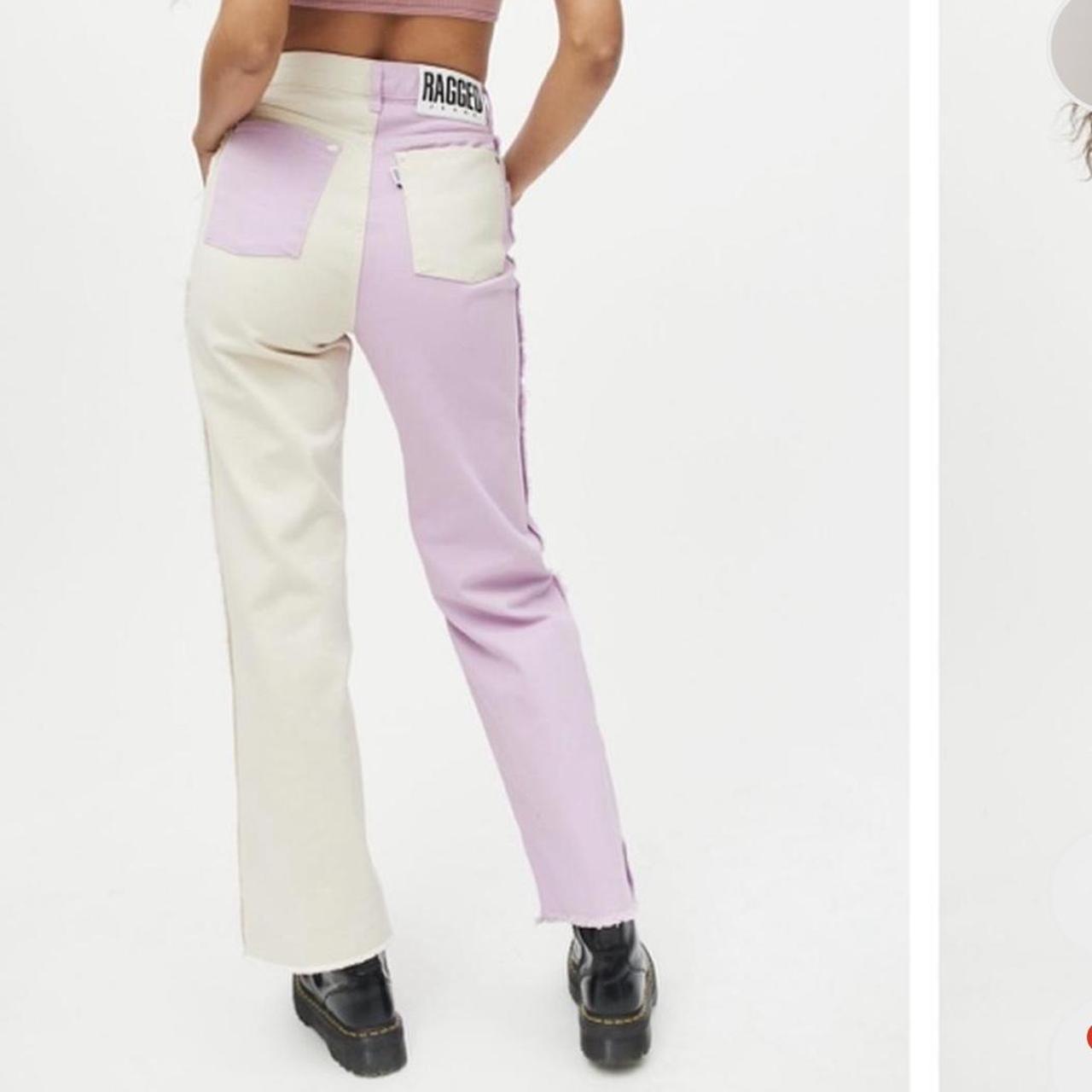 Ragged Priest split pants jeans Waist measures... - Depop