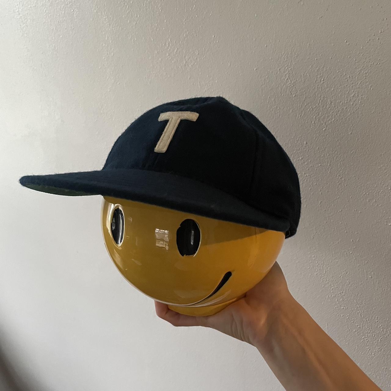 Ebbets Field T wool navy blue 8-panel cap. Perfectly... - Depop