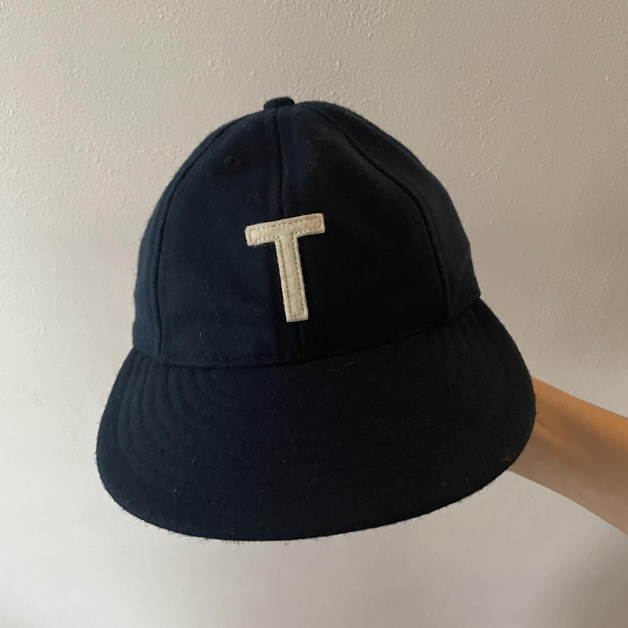 Ebbets Field T wool navy blue 8-panel cap. Perfectly... - Depop
