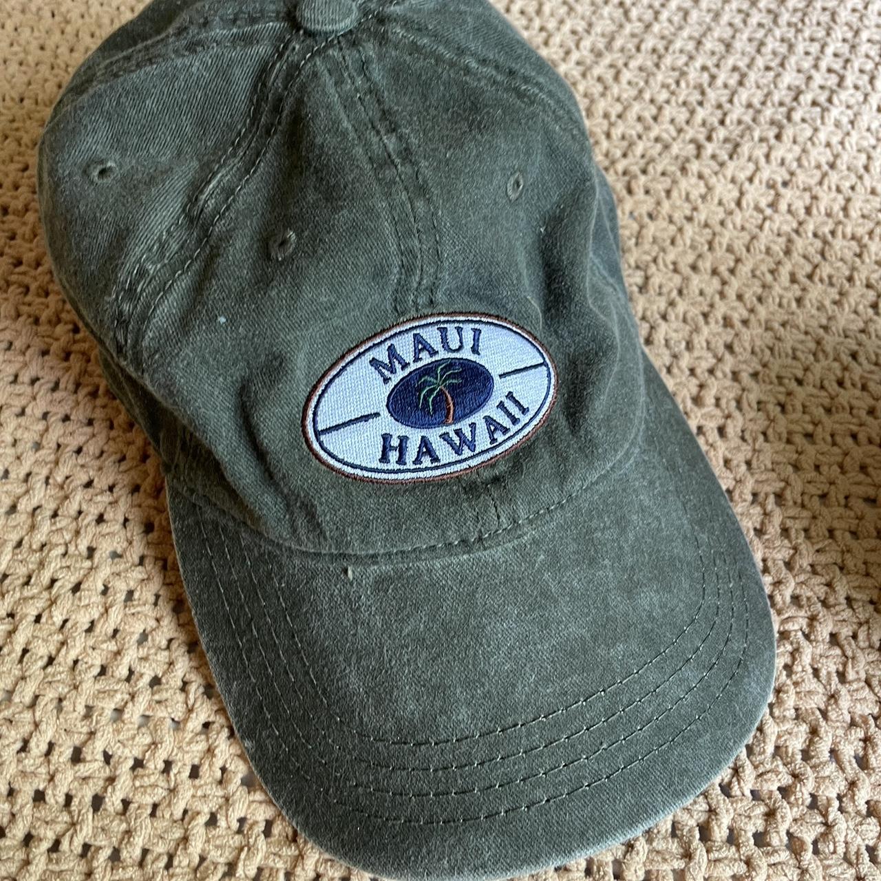 Army green Hawaii baseball cap - Depop