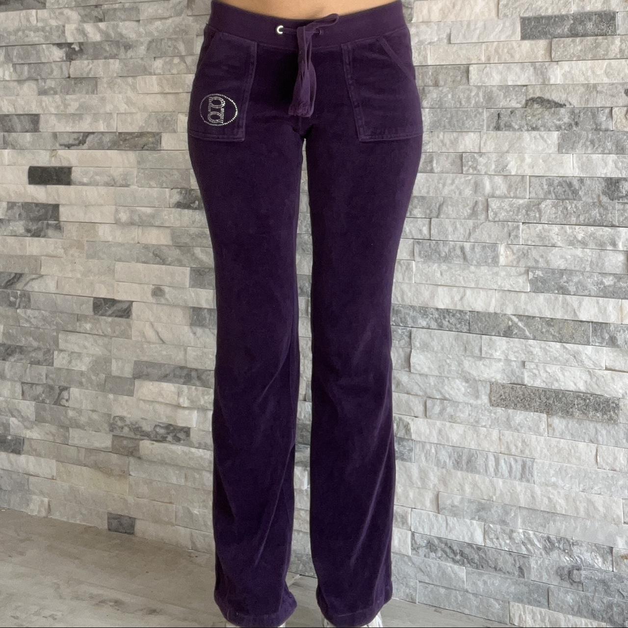 Bebe Women's Purple Joggers-tracksuits | Depop
