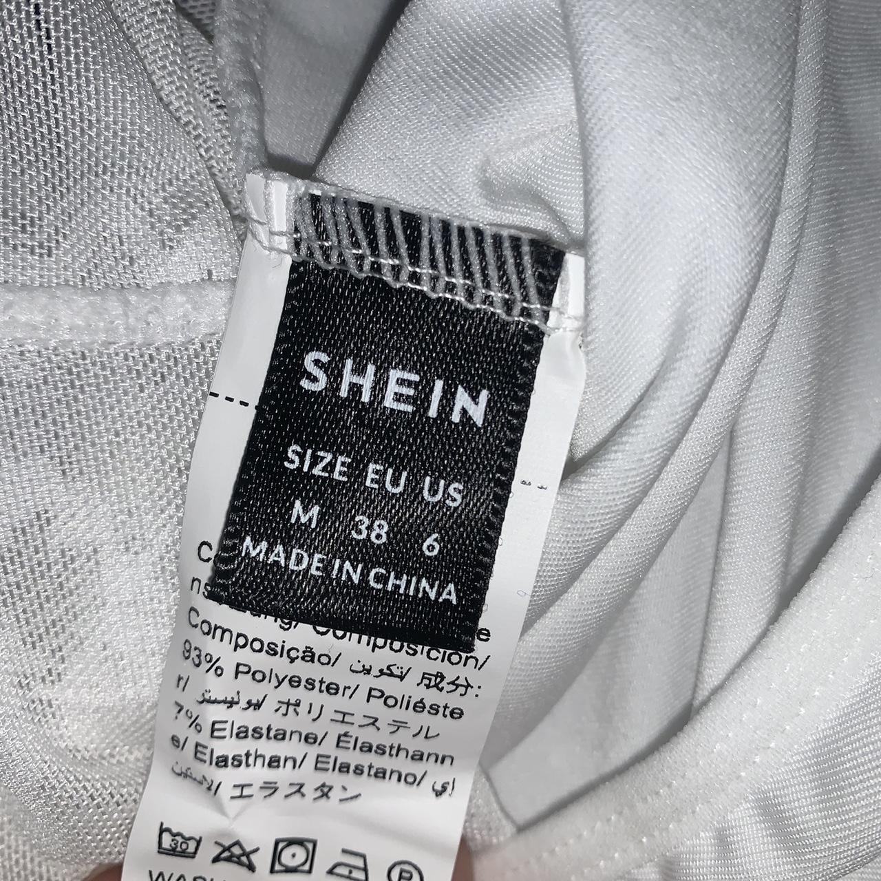 White bodysuit Never worn Adjustable straps - Depop