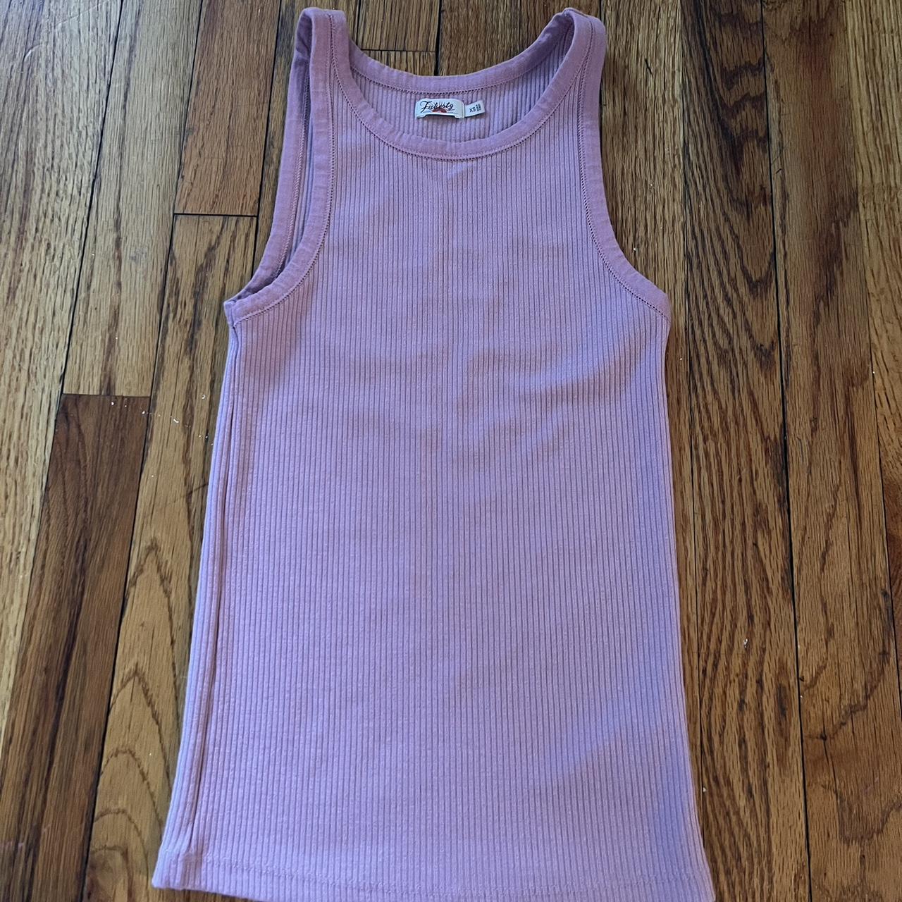 Faherty Women's Pink Vest | Depop