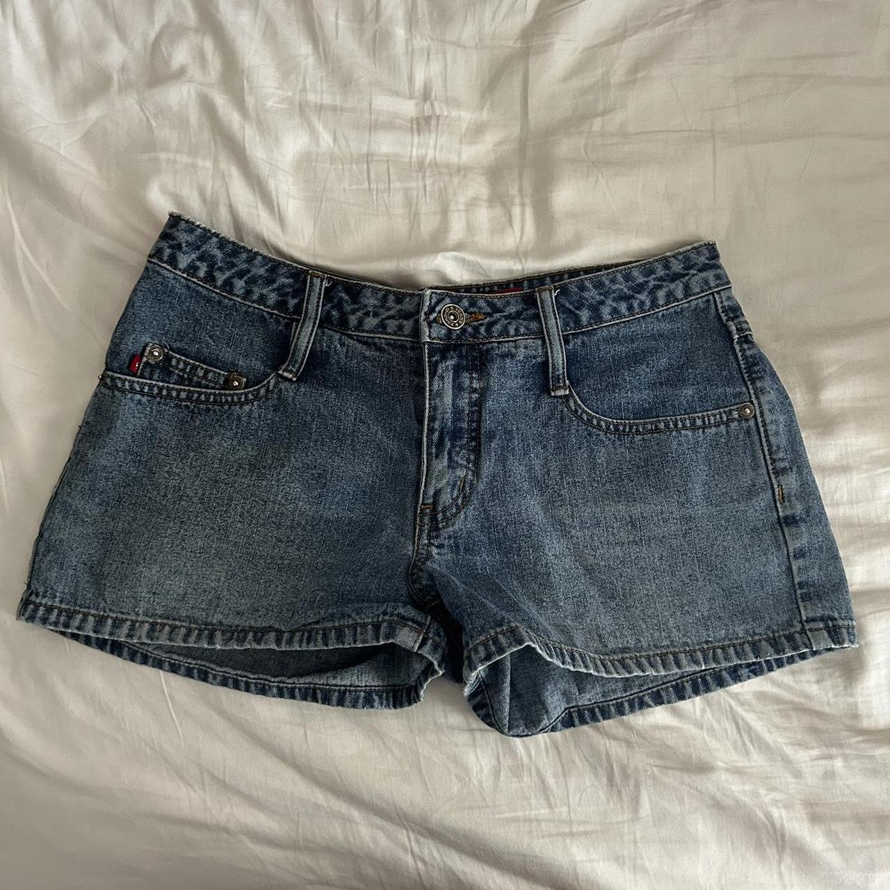 Y2k Zana Di Lowrise Denim Shorts Waist Depop