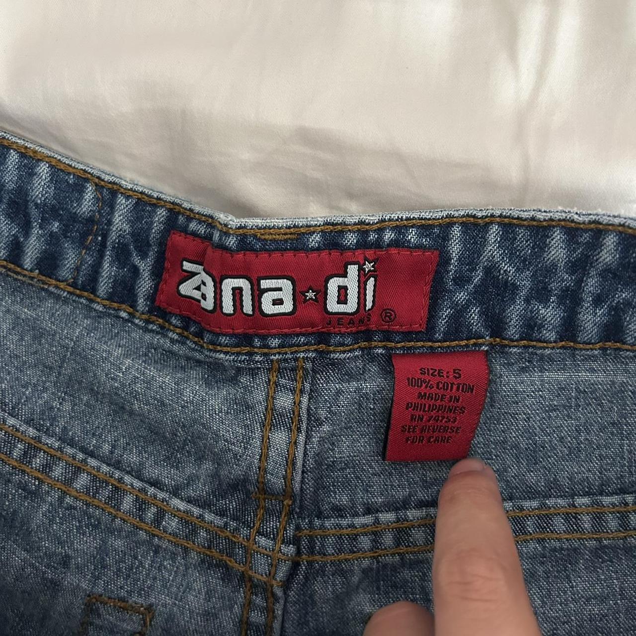 Y2k Zana Di Lowrise Denim Shorts Waist Depop