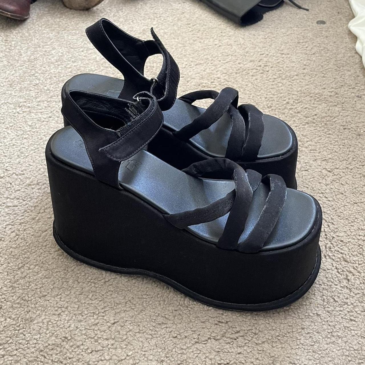 unif bubble platform sandals brand new 0 flaws worn... - Depop