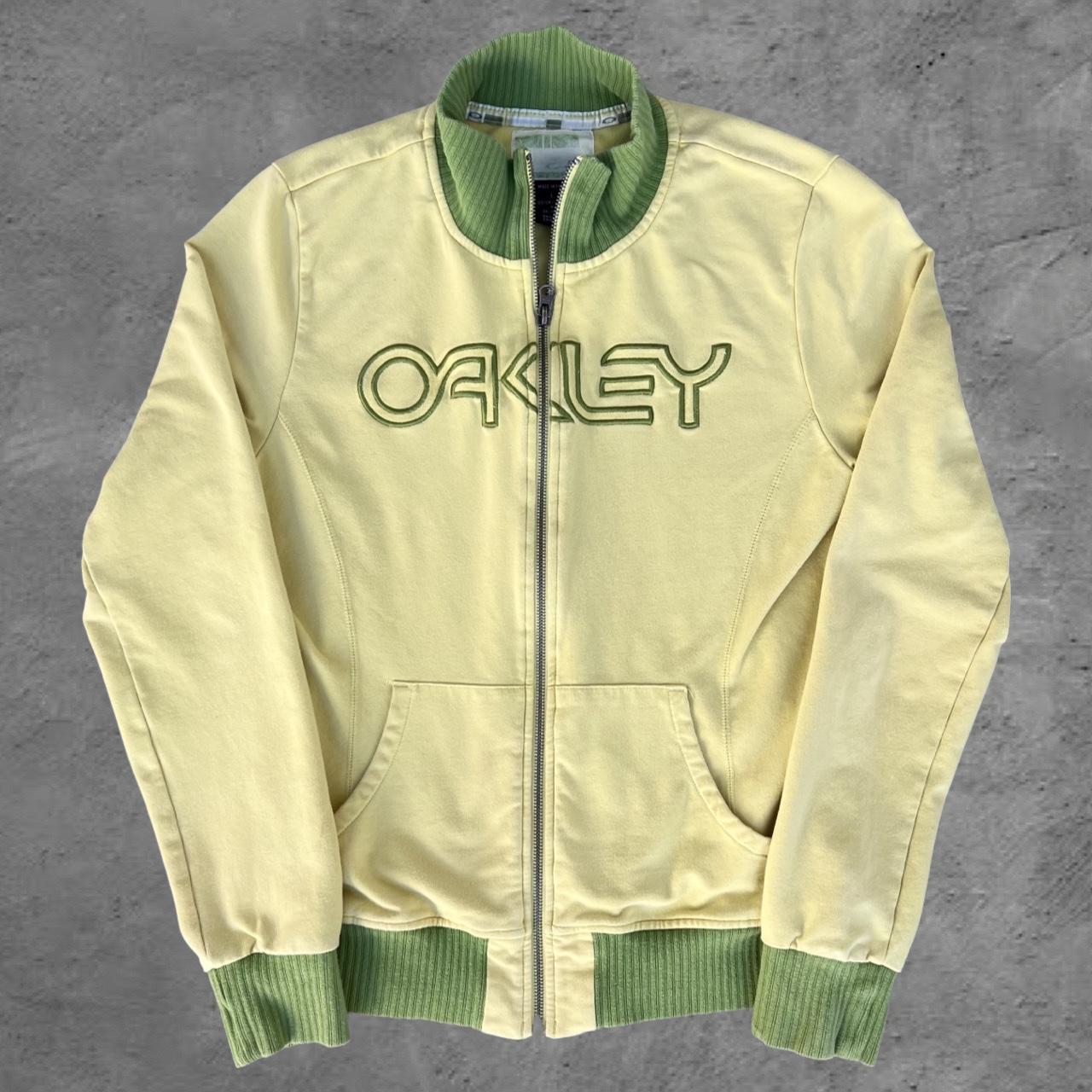 Vintage Oakley Jacket Y2K Full zip Track style... - Depop
