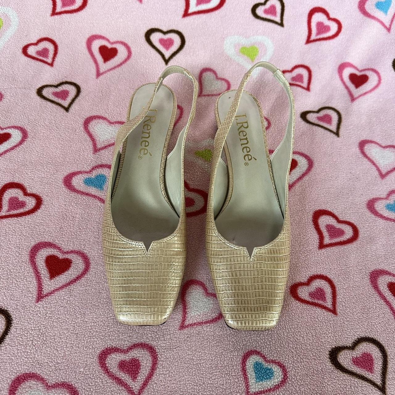 J. Reneé Women's Cream Courts | Depop
