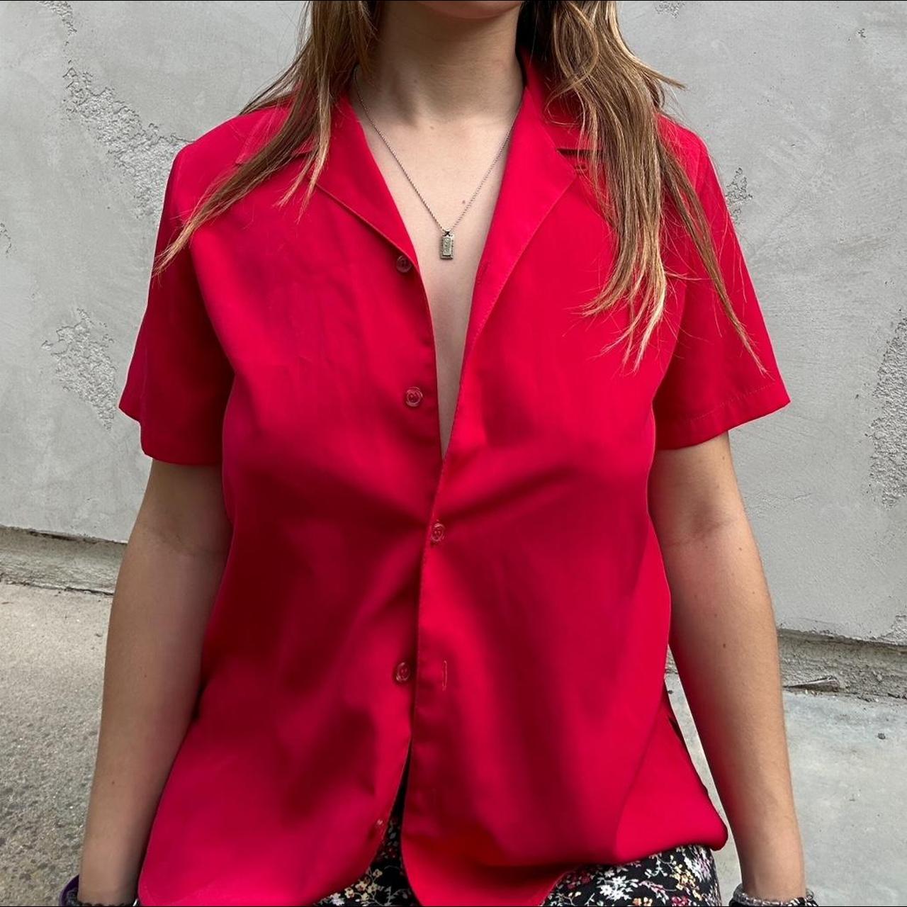Notations Women's Red Blouse | Depop