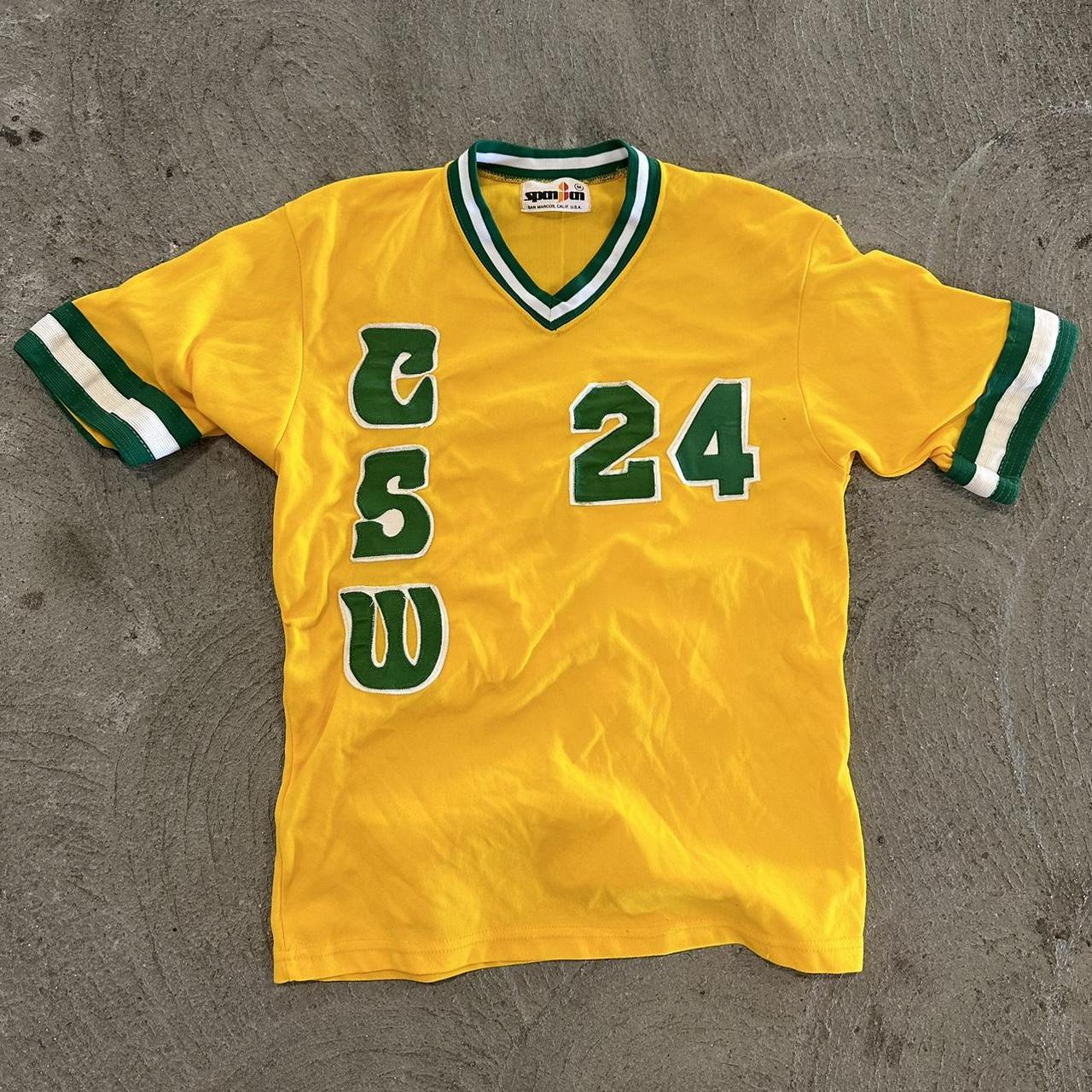 Vintage 1970s Sanjian of San Marcos, CA yellow and... - Depop