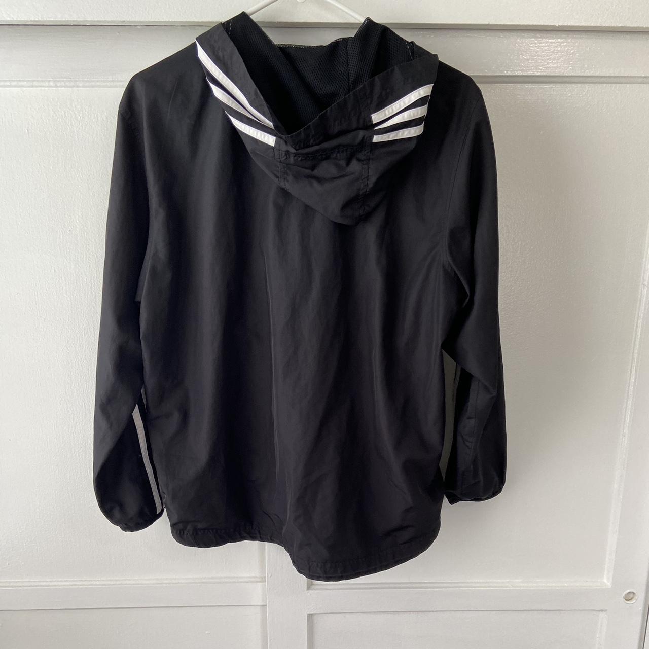 Black Adidas windbreaker Can fit small, medium, large - Depop