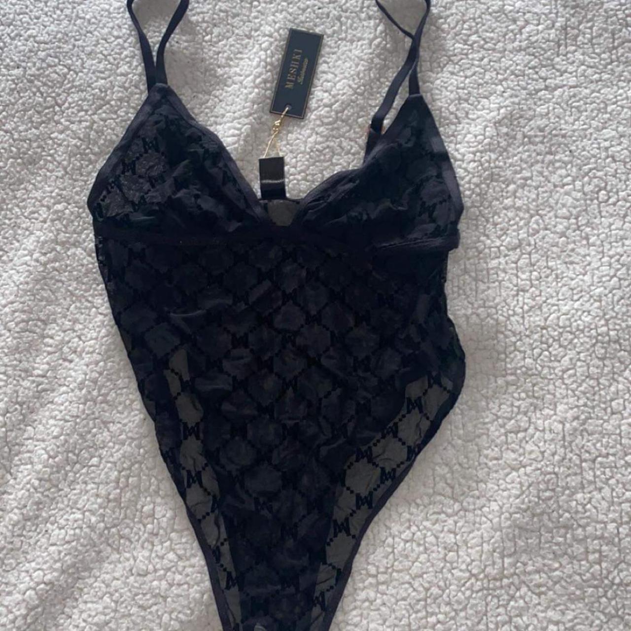 Meshki mesh bodysuit size medium BRAND NEW. Bought... - Depop