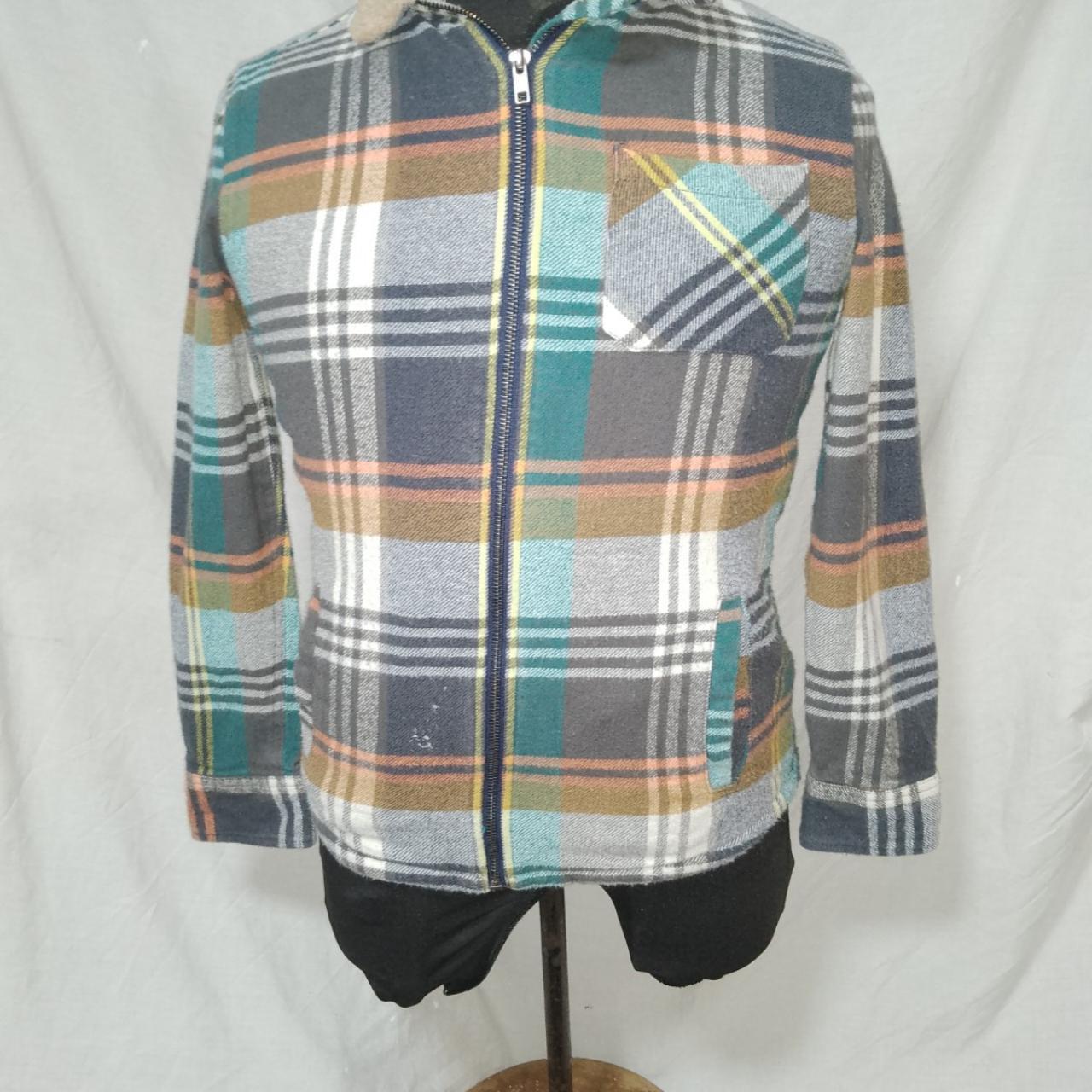 Marks & Spencer Check Borg Jacket Good... - Depop