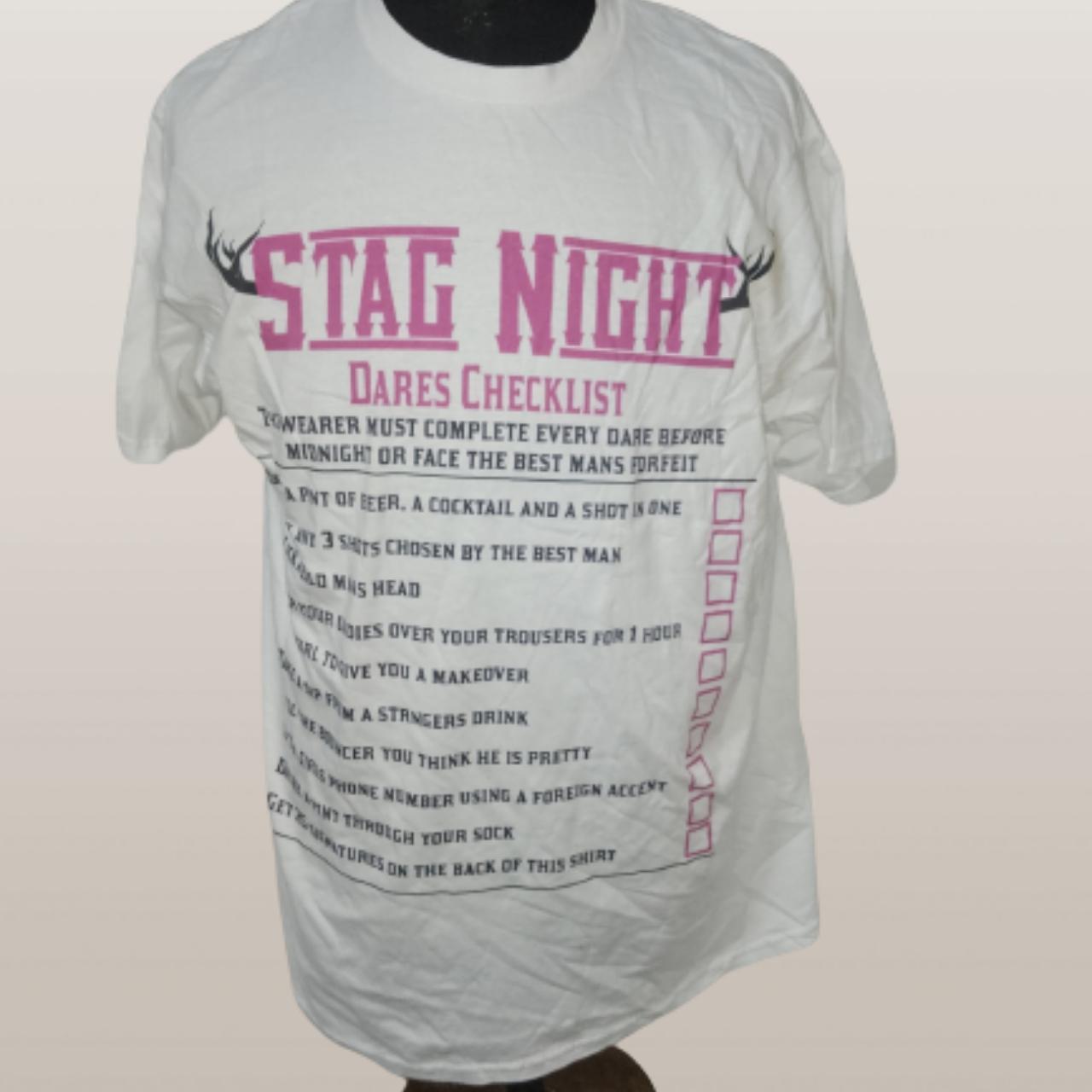 Stag Night T Shirt New Without Tag Xl 25pit To Depop
