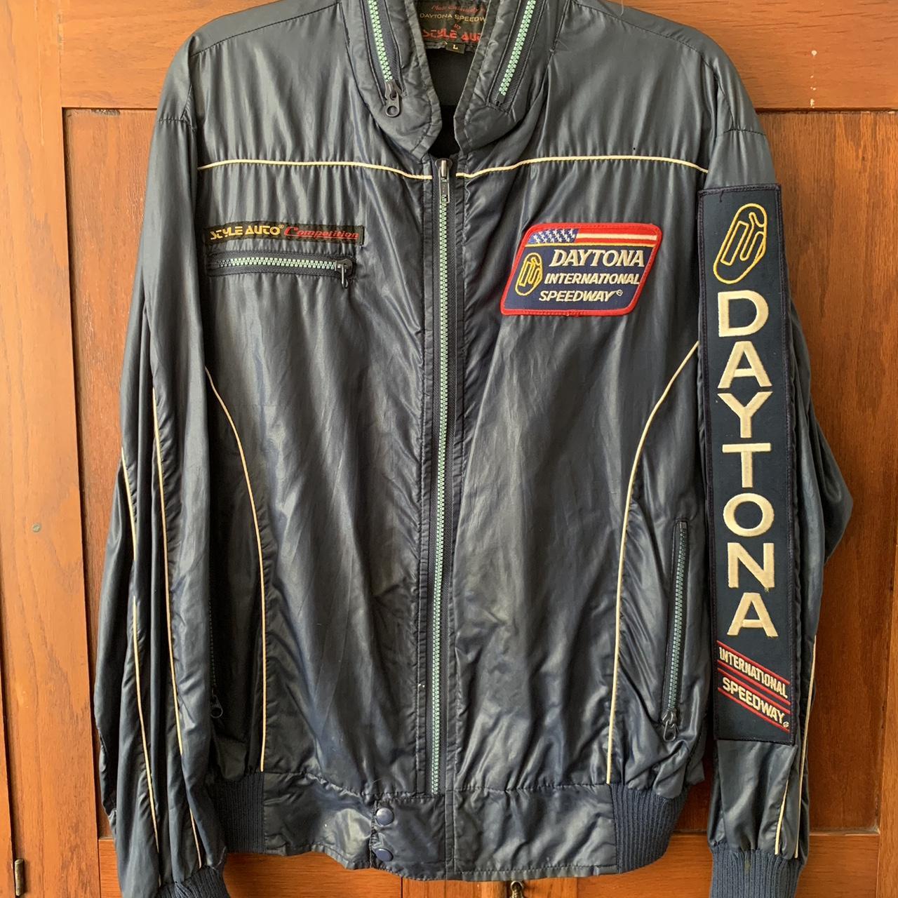 Vintage Daytona International Speedway Racing Jacket - Depop