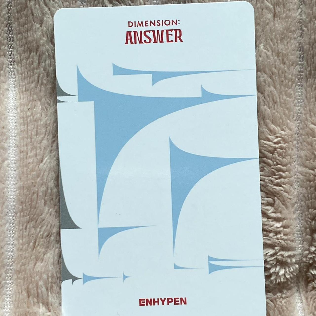 Enhypen ‘Dimension: Answer’ (yet version) Niki... - Depop
