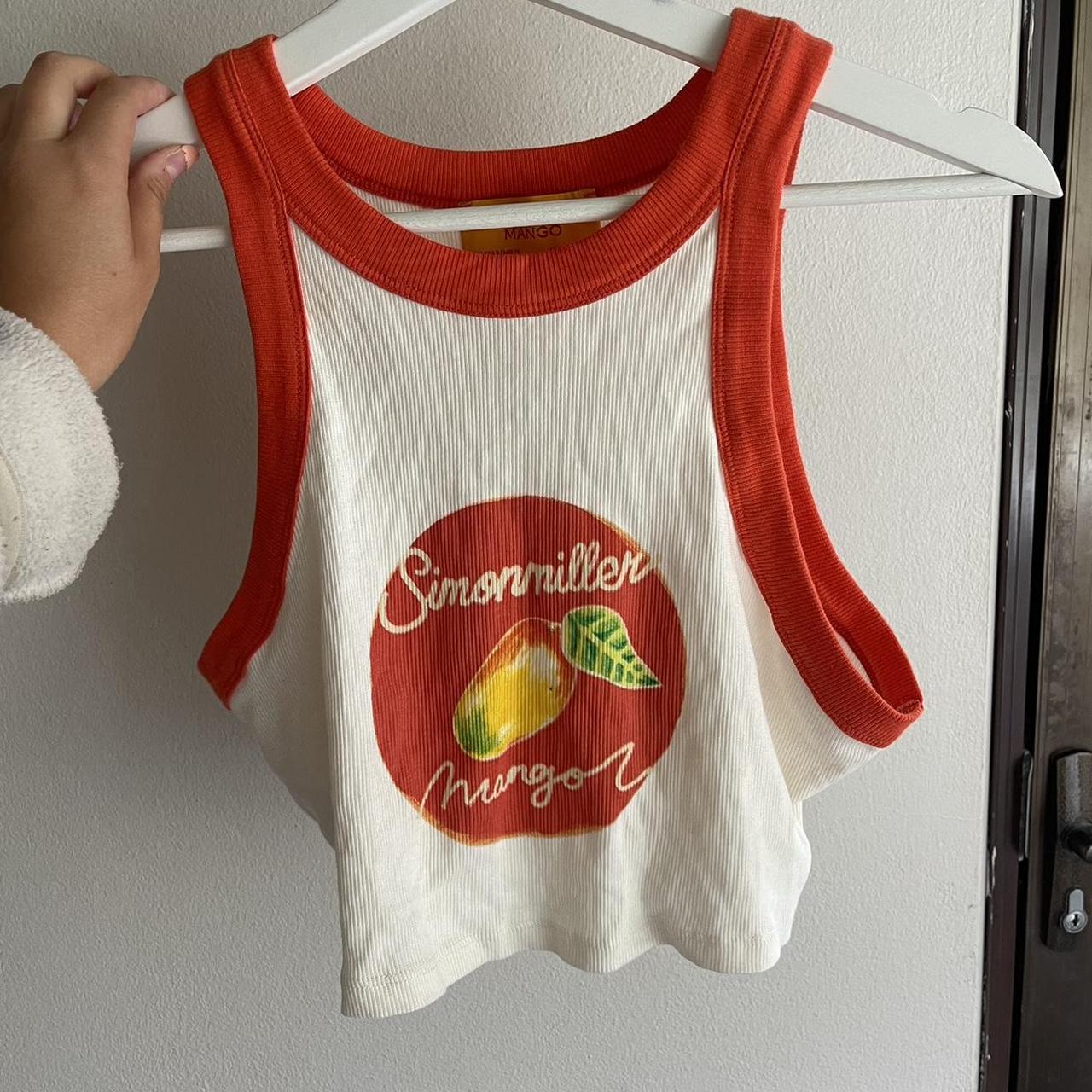 super cute summer Mango top! Worn once, love it but... - Depop
