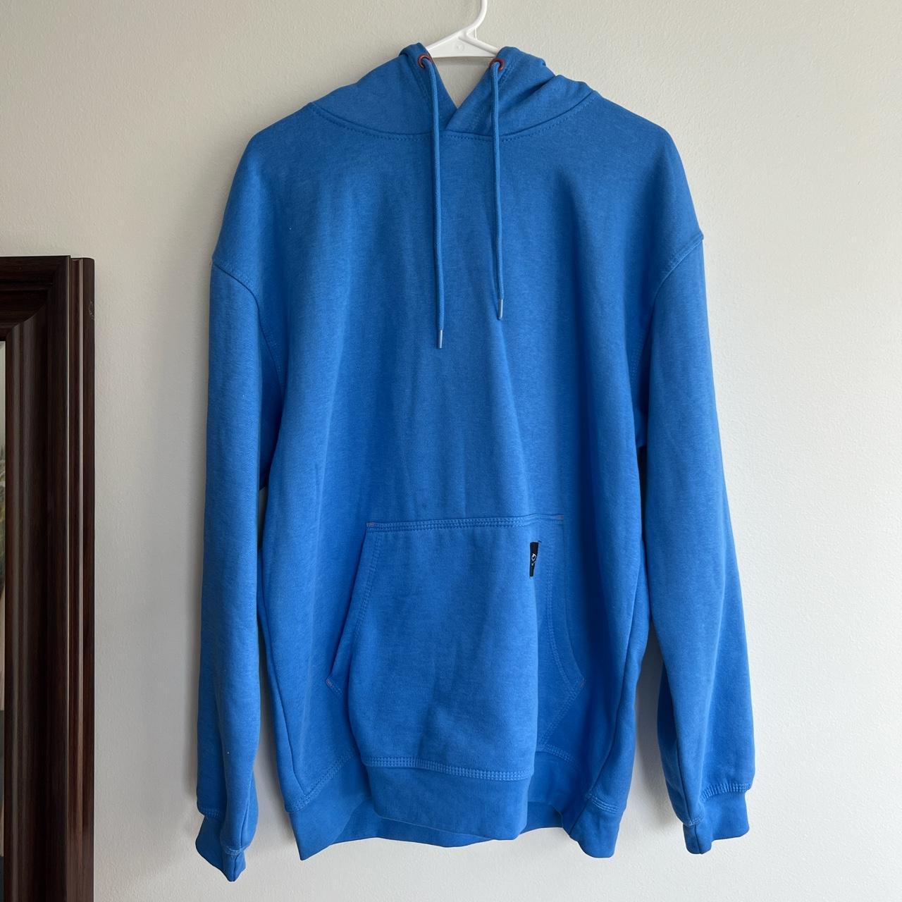 Men's Blue Hoodie | Depop