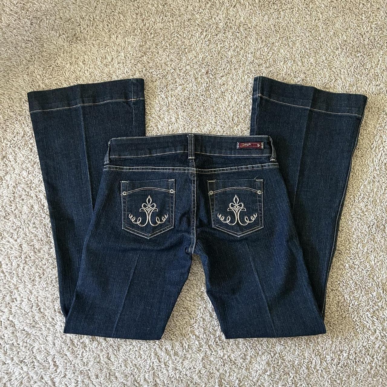 NWT low rise Underground Soul flared jeans - starch... - Depop