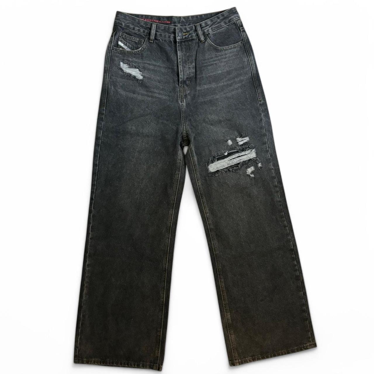 Diesel D-rise jeans - Black / Dark grey 00716 Brand... | Depop