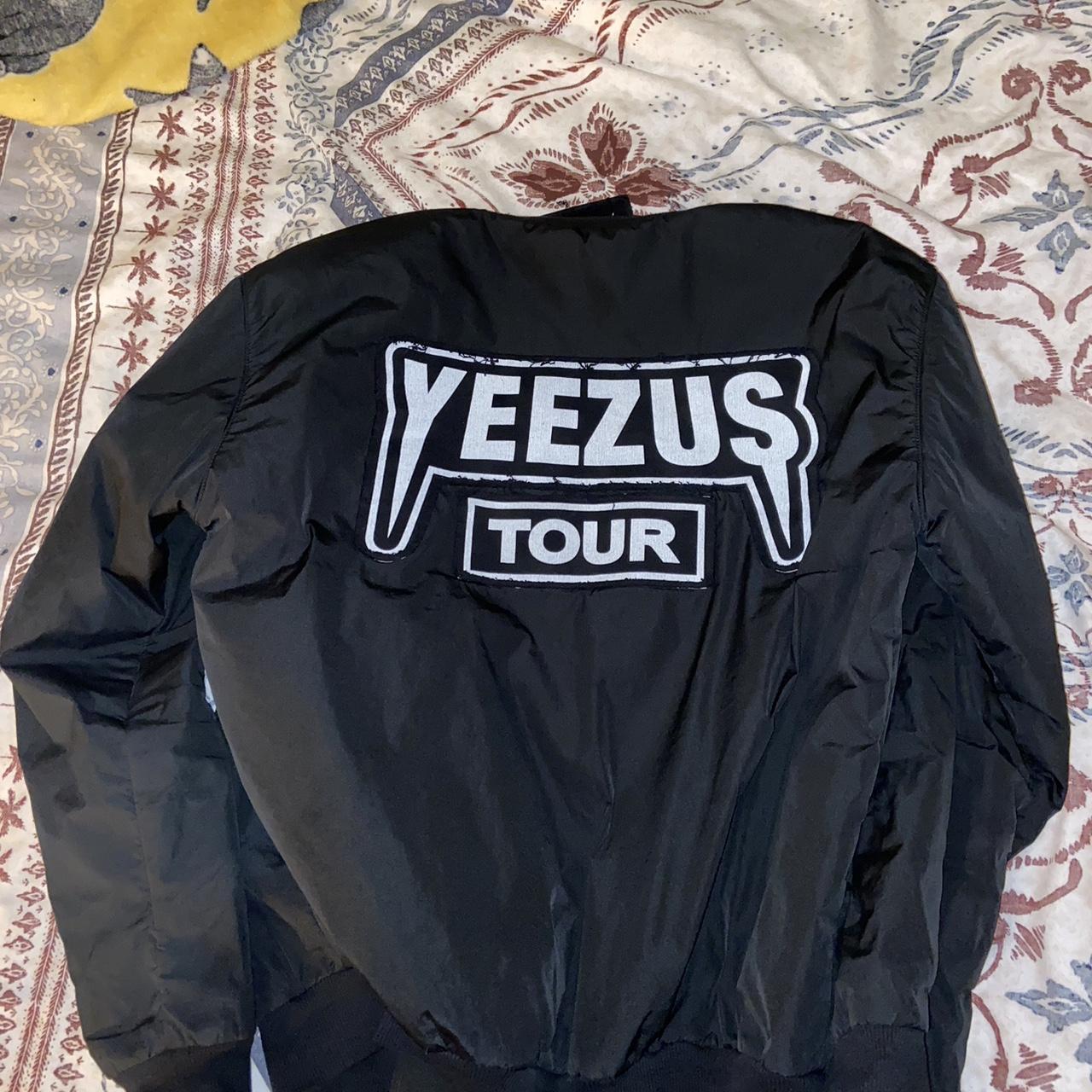 Black Kanye West Yeezus Tour bomber jacket... | Depop