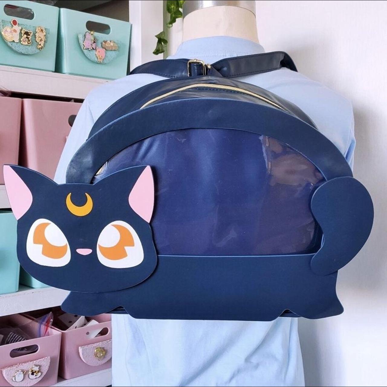 HTF Stami Studios Sailor Moon Luna Ita bag/backpack - Depop