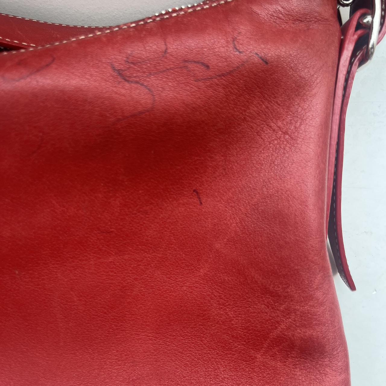 Vintage COACH 9326 Red Leather Legacy Convertible... - Depop