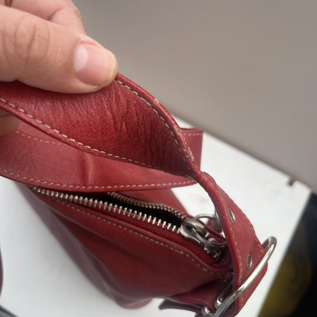 Vintage COACH 9326 Red Leather Legacy Convertible... - Depop