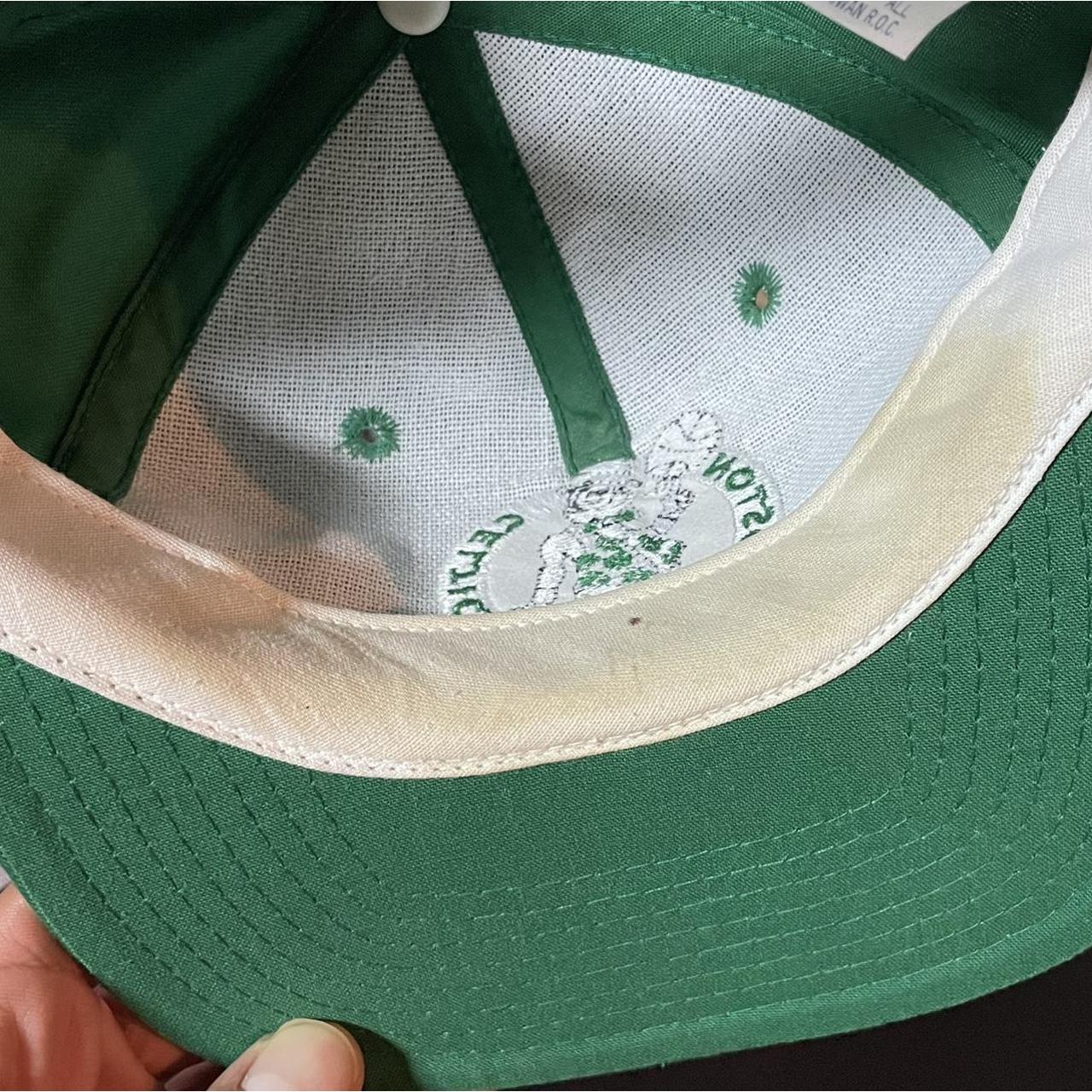 Vtg Boston Celtics Arch Snapback Basketball Hat... - Depop