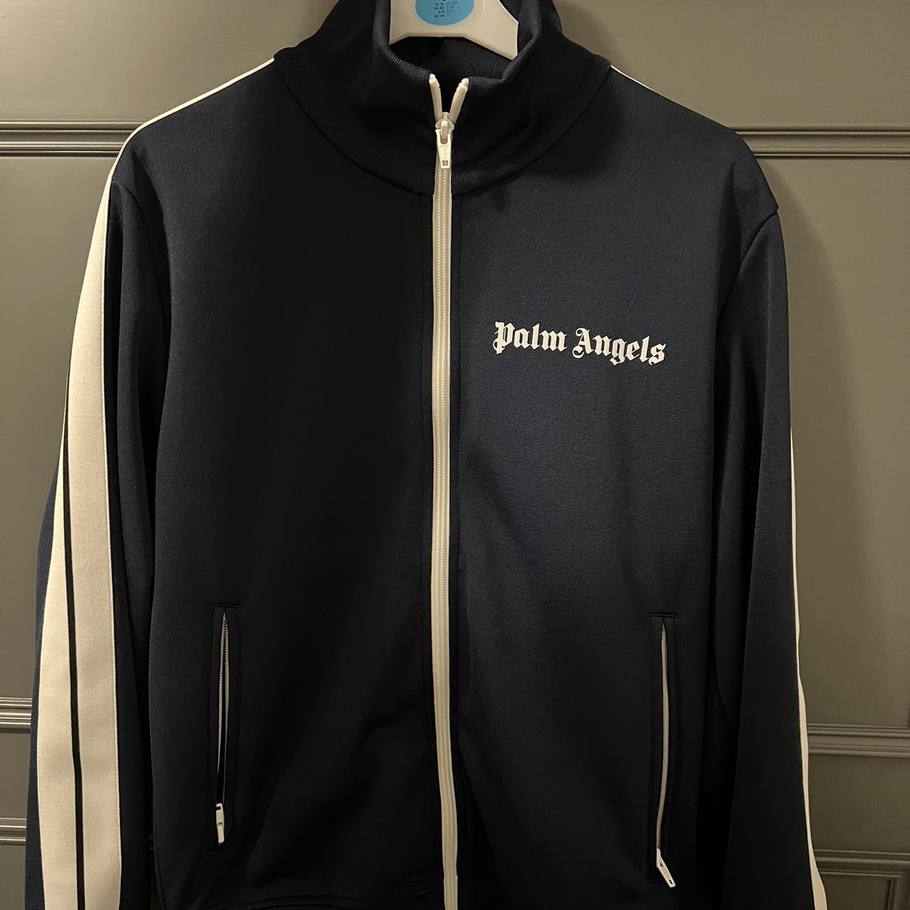 Men’s Palm Angels Jacket Navy Size Small Worn a... - Depop