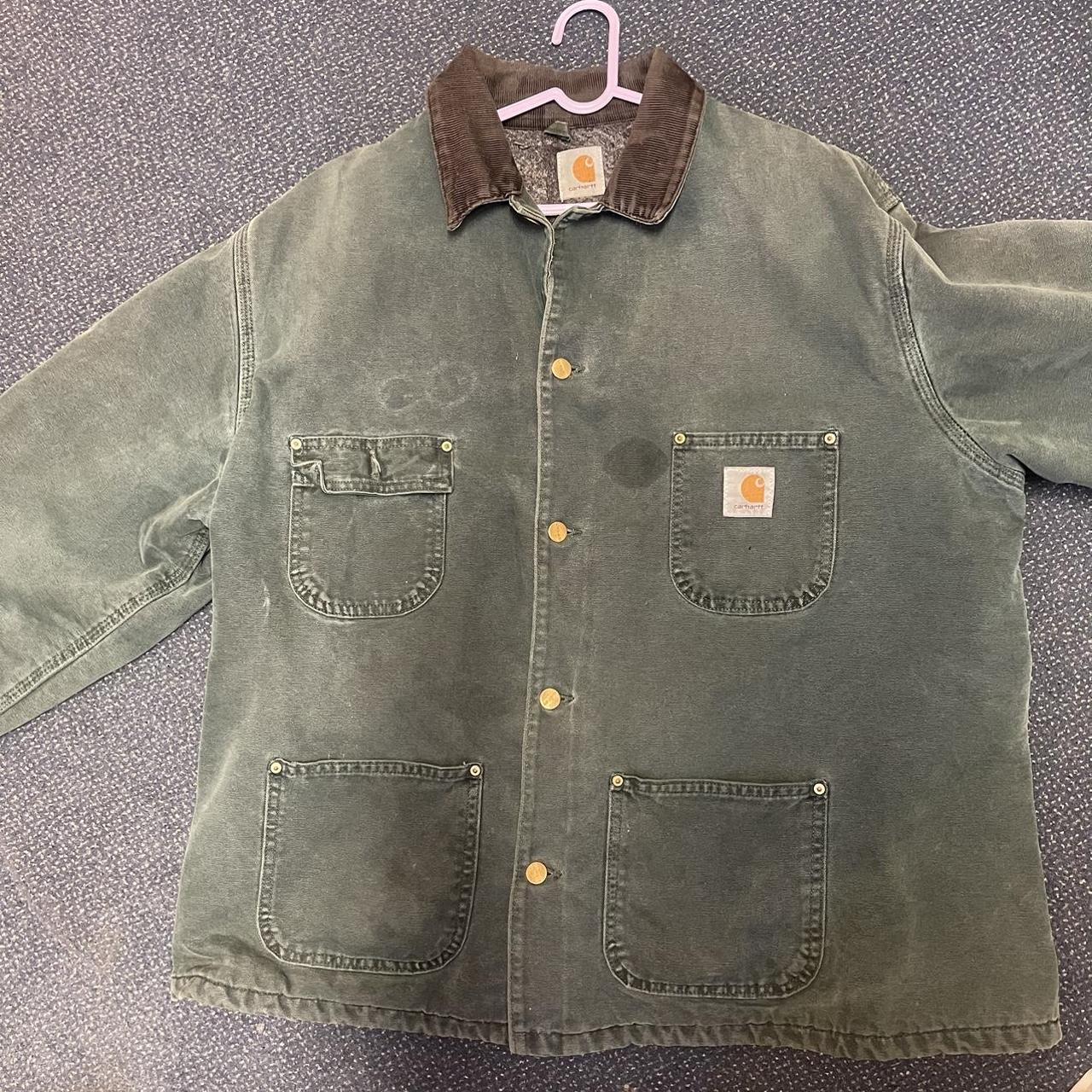 Carhartt Men's Green Jacket | Depop
