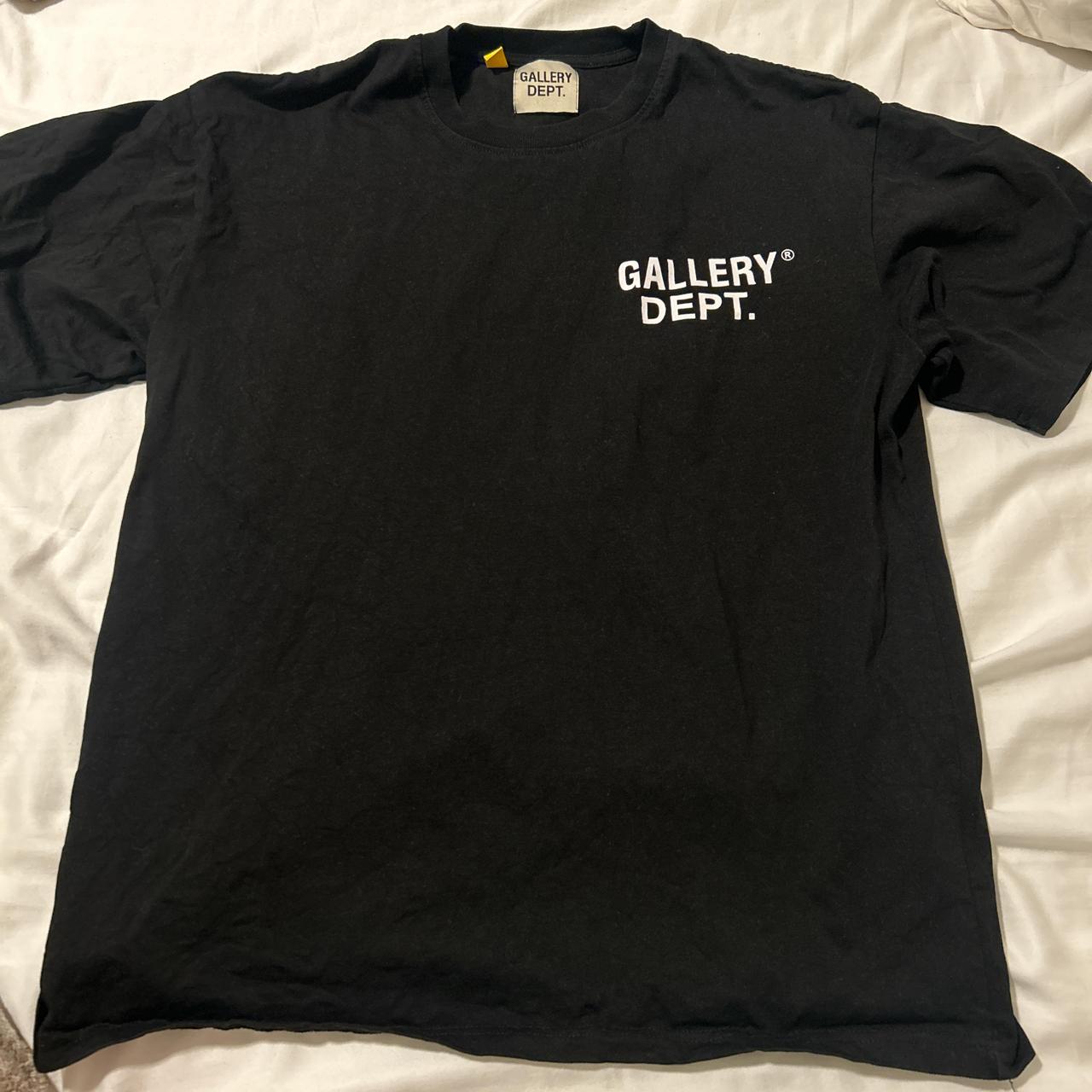 Gallery Dept. black and white t-shirt - Depop