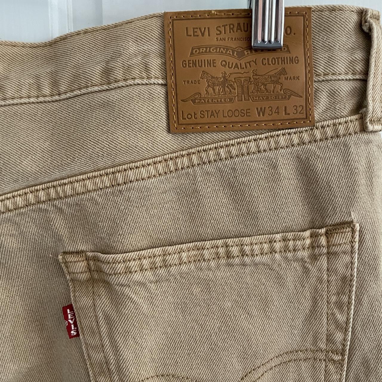 Levi’s tan brown denim jeans 9/10 condition, no... - Depop