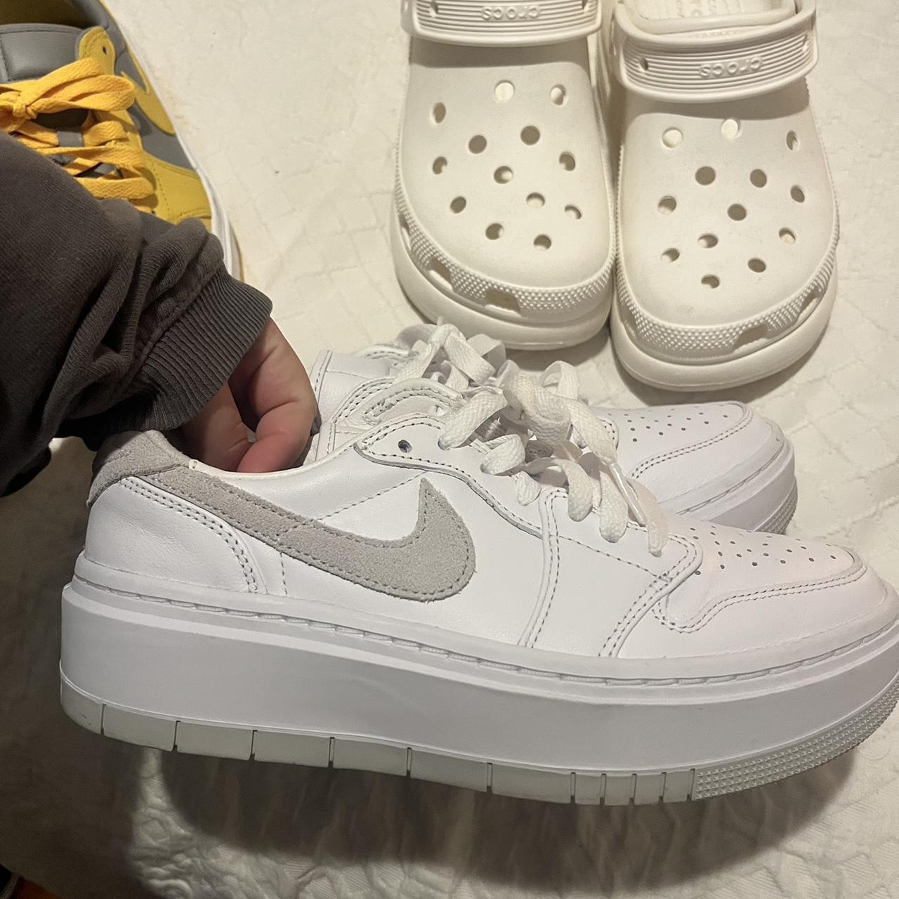 Platform Jordan’s Size 7 Worn twice - Depop