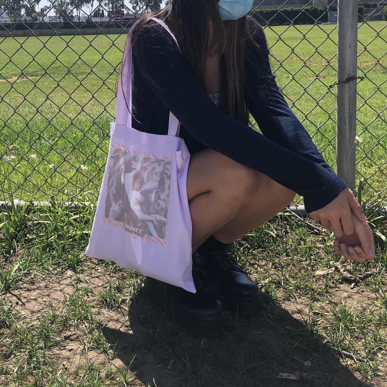 Omighty tote bag - light purple but the color is a... - Depop