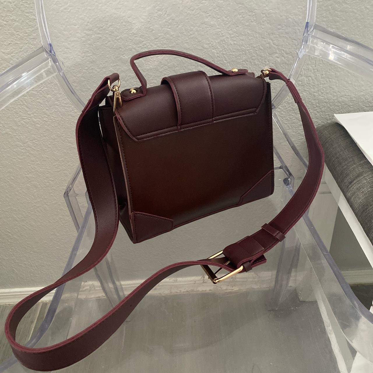 Plum color maroon purse - Depop