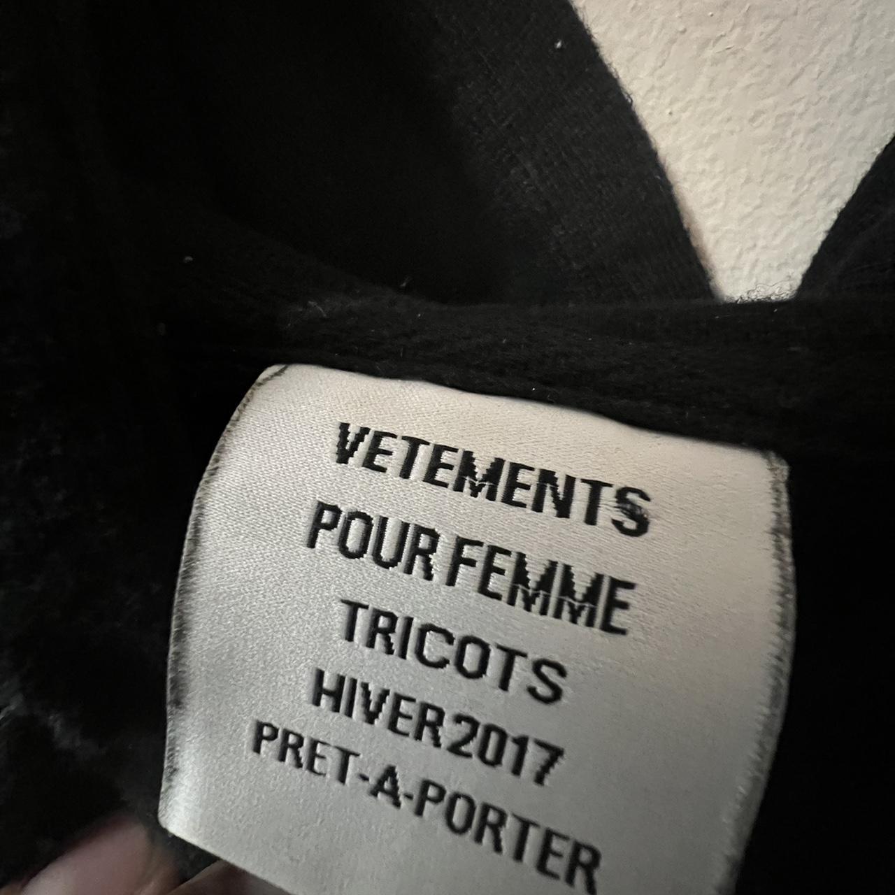 (Rare Size) Oversized Vetements total darkness tfd... - Depop