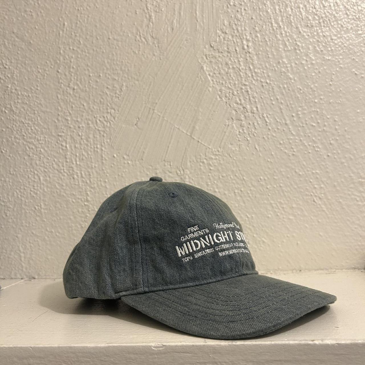 MIDNIGHT STUDIOS SAMPLE DENIM HAT - Depop