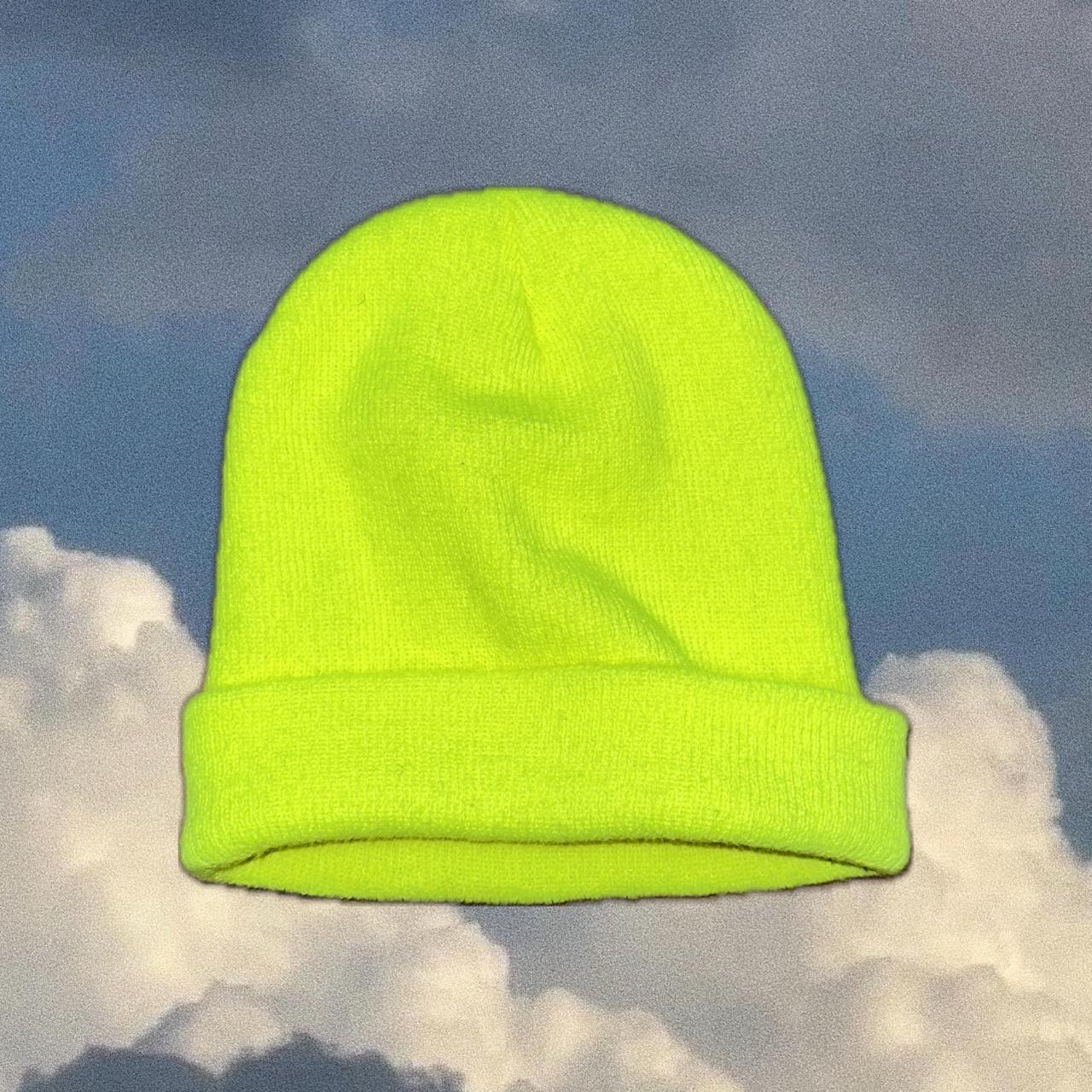 Neon Yellow / Green Hat, Beanie, Cap - Urban... - Depop