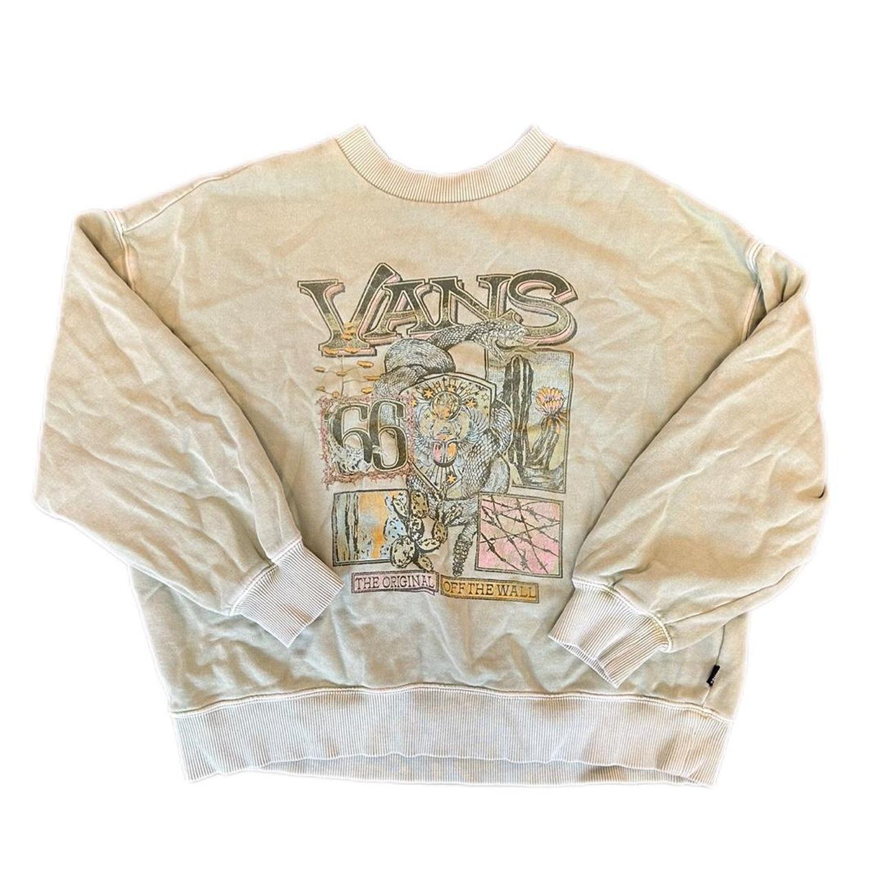 Green Vans Sweater - Depop