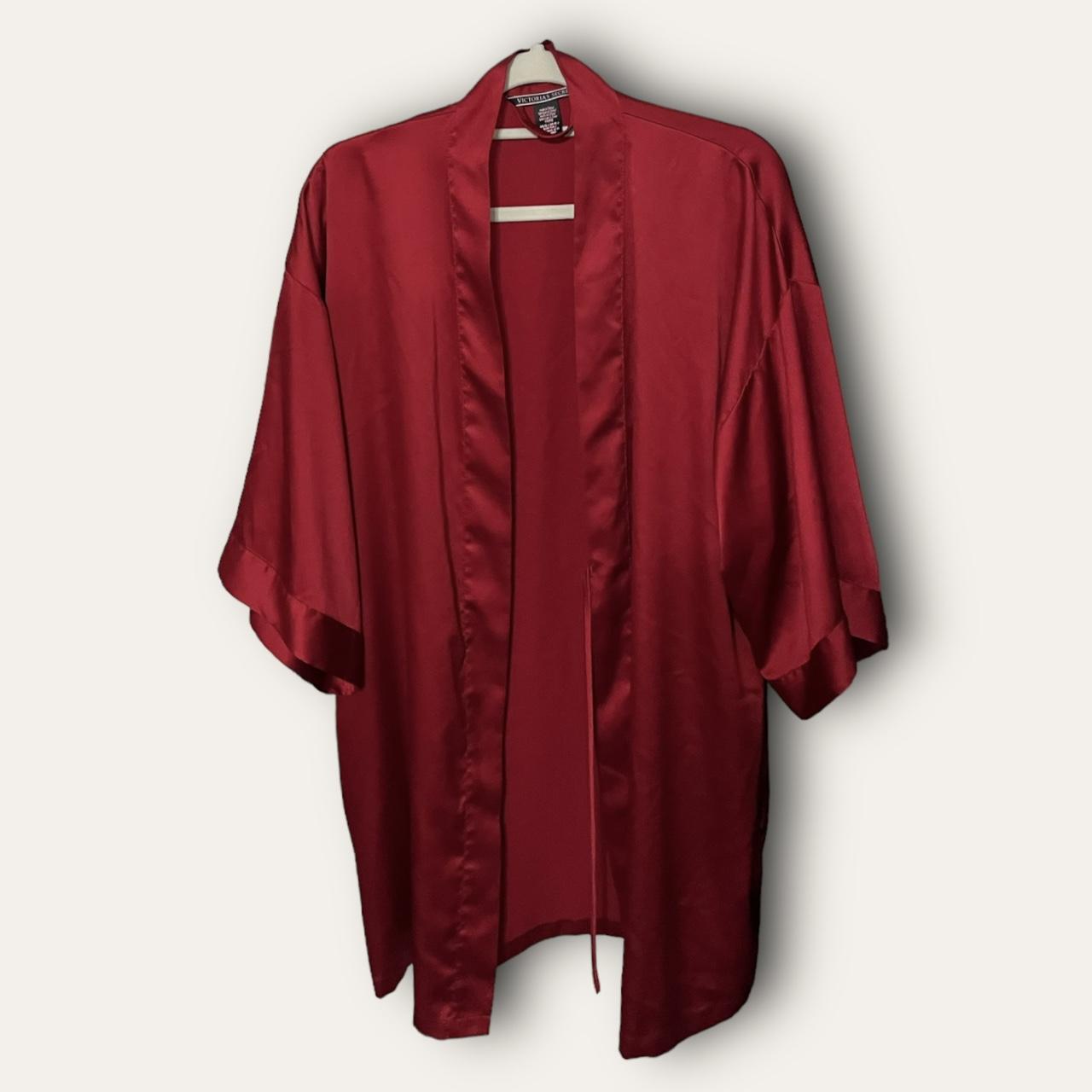 Victoria's Secret Women's Red Robe | Depop