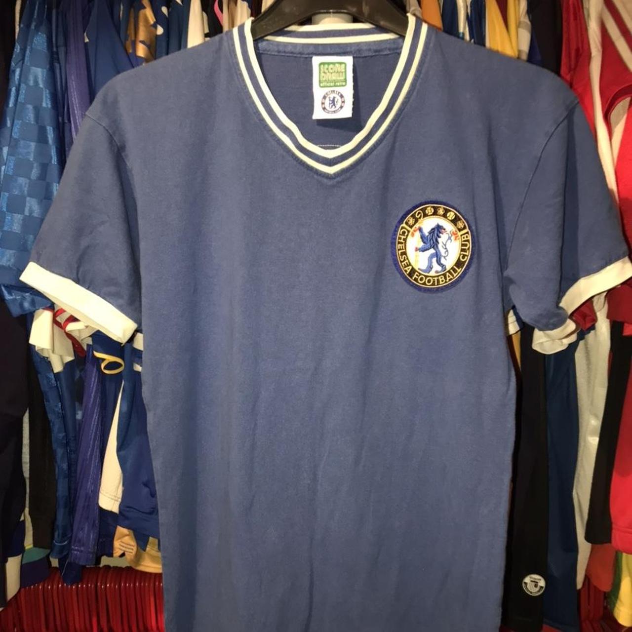 70’s style Chelsea Fc home shirt By Score Draw Tag... - Depop