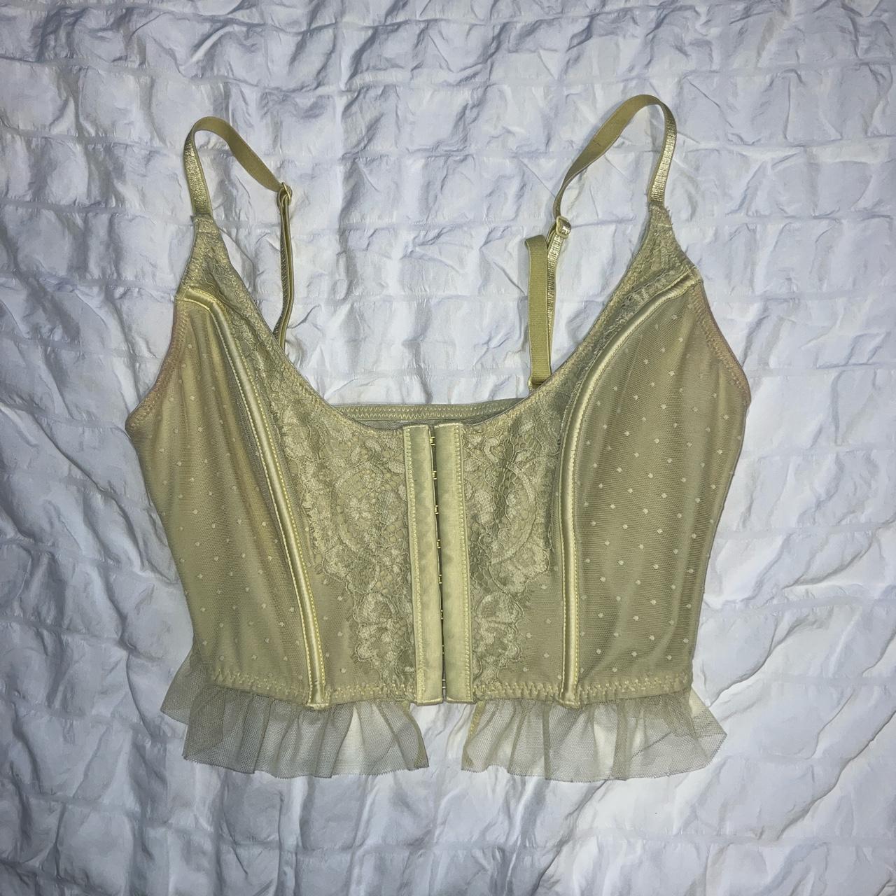 Yellow corset, size 6 - Depop