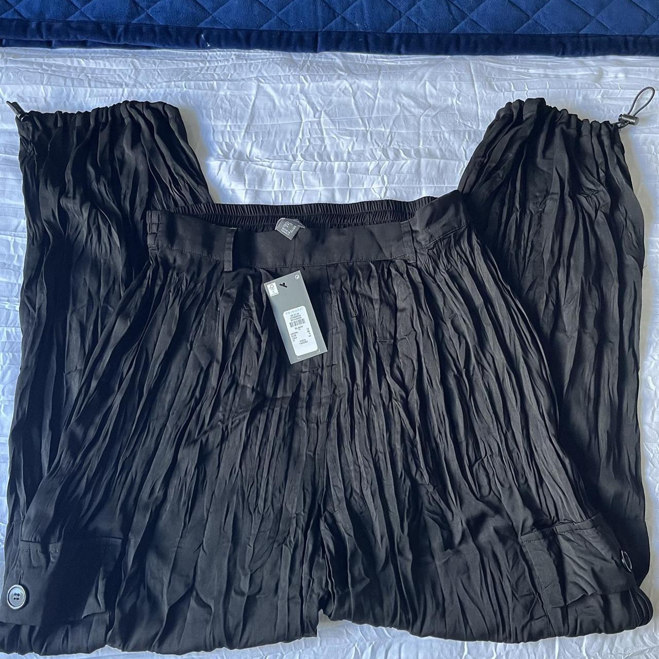 Satin combat cargo trousers size 10 brand new - Depop