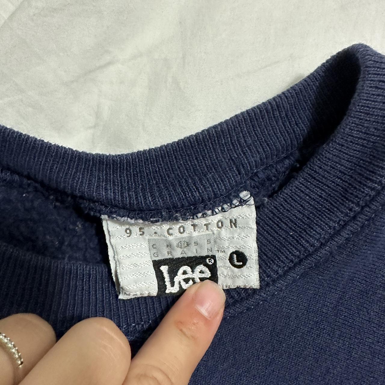 vintage lee crewneck size men’s large - Depop