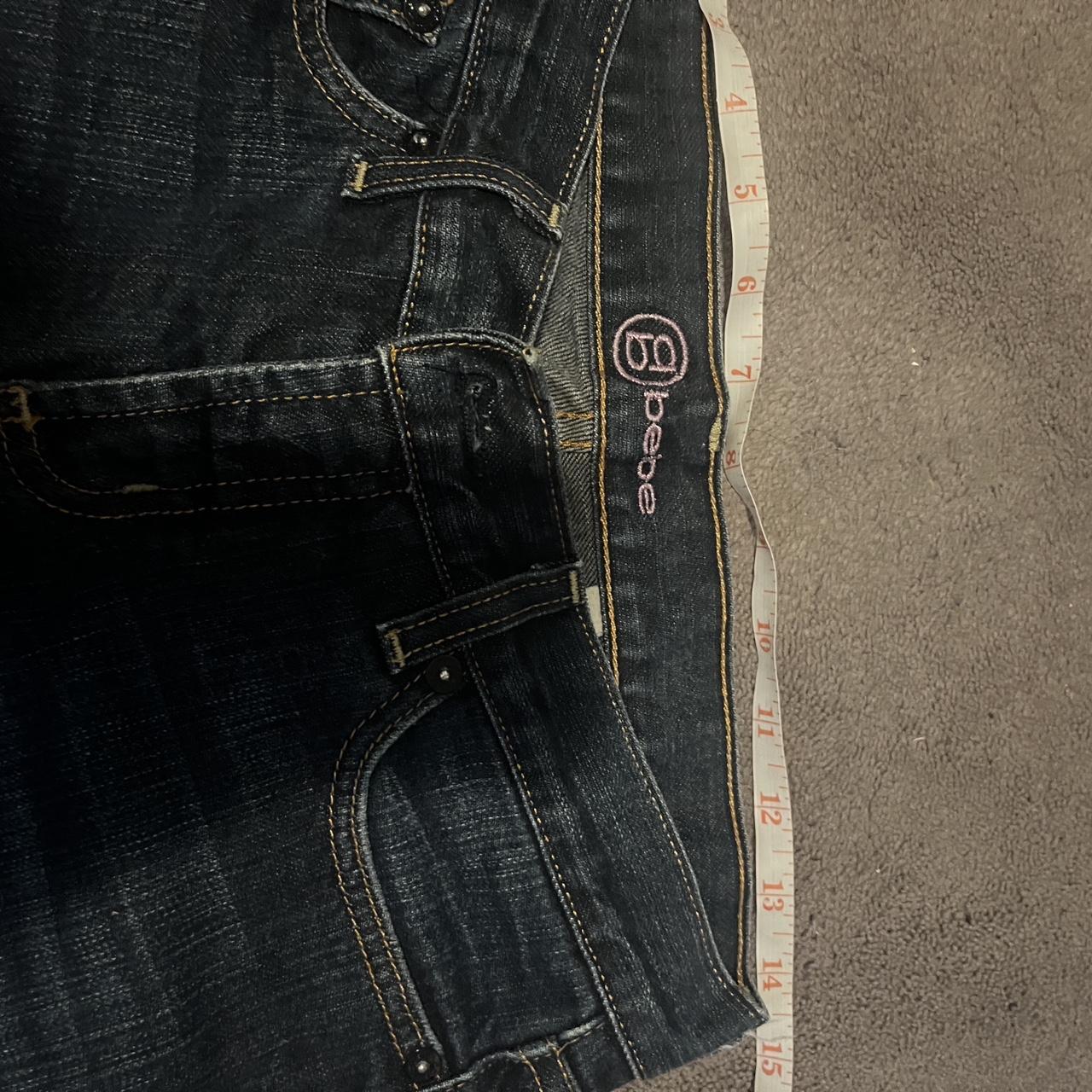 BEBE jeans Marked a size 28 but fits small from... - Depop