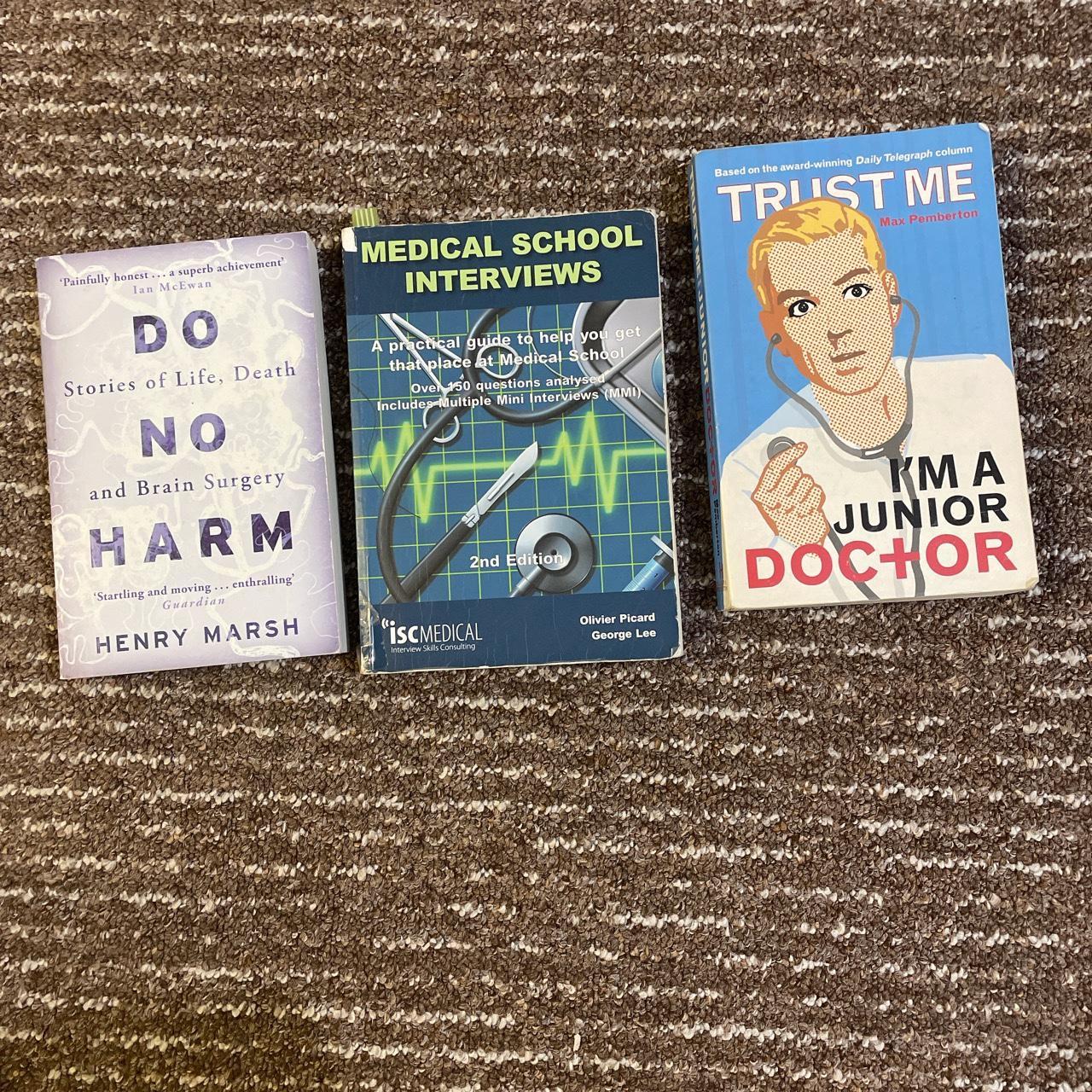 medical school interview book and 2 medicine... - Depop