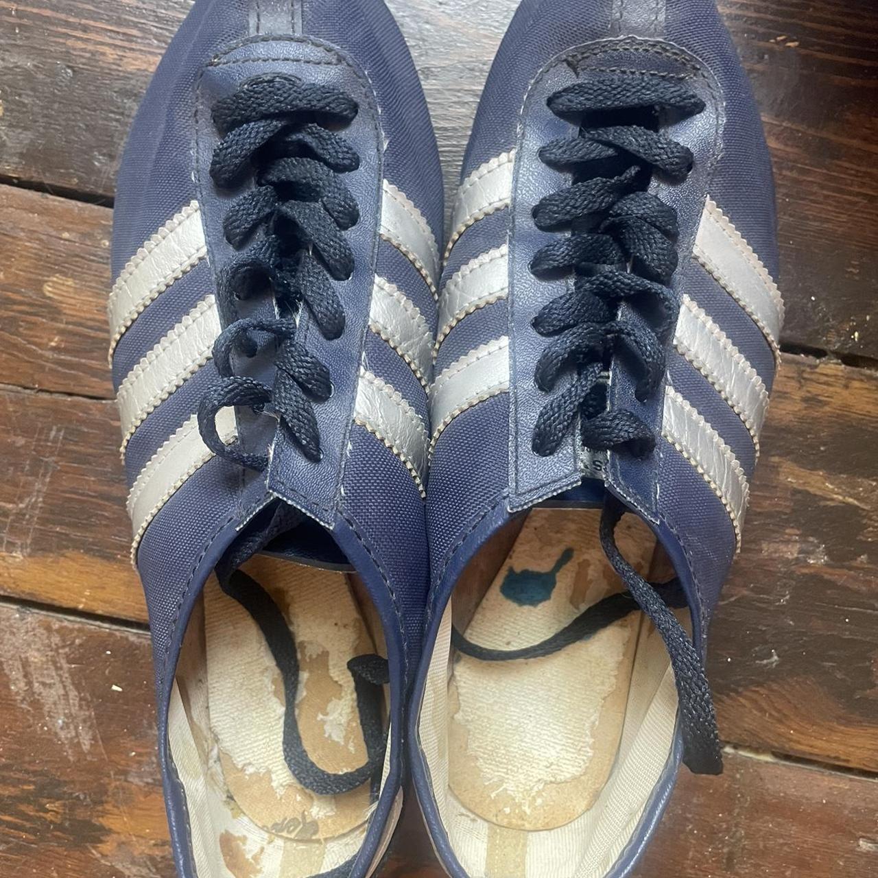 Vintage Adidas Trainers/ Converted Running spikes -... | Depop