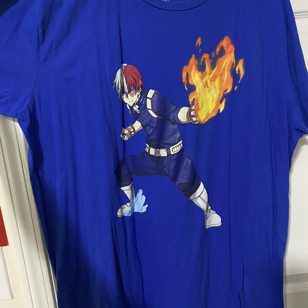 Plus Size My Hero Academia Shoto Todoroki Shirt US... - Depop