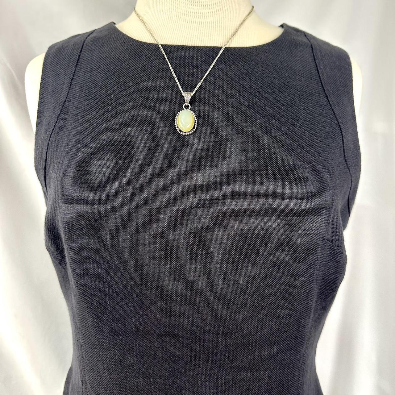 talbots black irish linen 100% linen lined black... | Depop